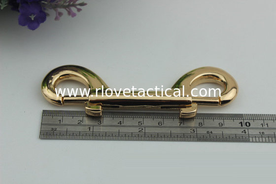 Zinc alloy hanging brush anti brass 100 mm length lobster claw clip trigger hooks hardware products for handbag
