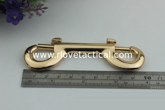 Zinc alloy hanging brush anti brass 100 mm length lobster claw clip trigger hooks hardware products for handbag