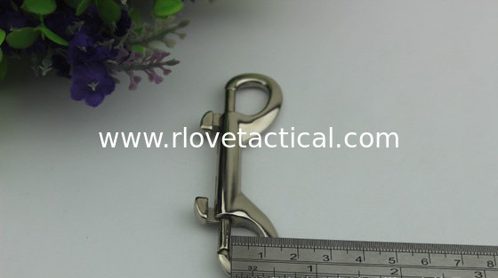 Handbag hardware 85 mm length nickel color swivel snap lobster claw clasp hook with nickel free