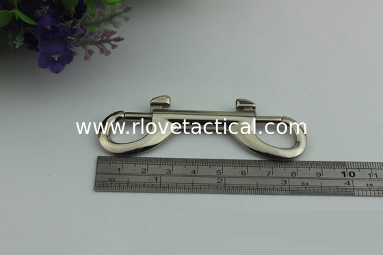 Handbag hardware 85 mm length nickel color swivel snap lobster claw clasp hook with nickel free