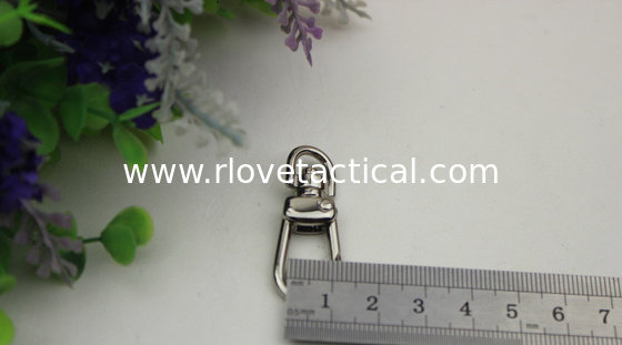 Multi-color provide zinc alloy handbag 8 mm d shape nickel color strap snap hook
