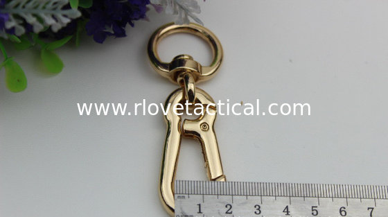 Bag hardware products 20 mm gold & nickel metal swivel eye bolt zinc snap hook