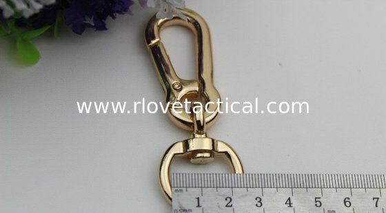 Bag hardware products 20 mm gold & nickel metal swivel eye bolt zinc snap hook