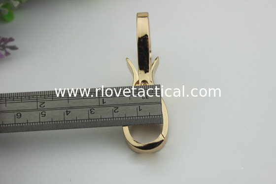 New style zinc alloy 4 color provide bag accessory 25 mm & 31 mm width triangle snap hook