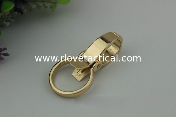 Galvanized accessories multi-color 1 inch metal round shape zinc plated snap hook for handbags