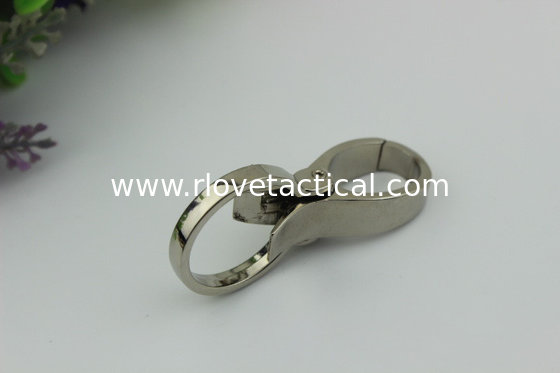 Galvanized accessories multi-color 1 inch metal round shape zinc plated snap hook for handbags