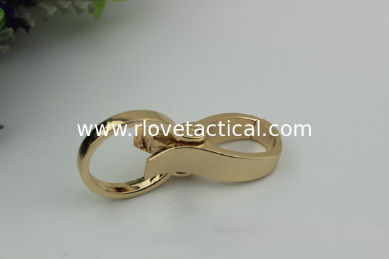 Galvanized accessories multi-color 1 inch metal round shape zinc plated snap hook for handbags