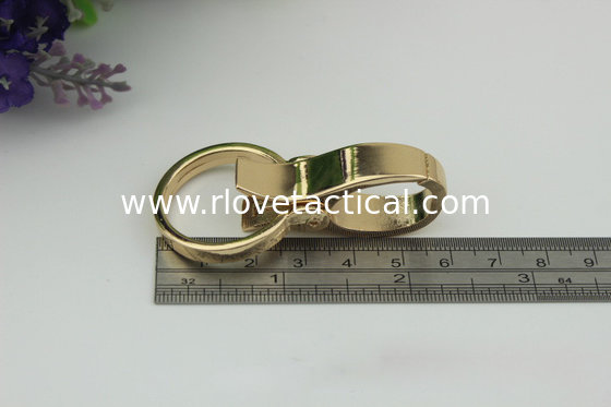 Galvanized accessories multi-color 1 inch metal round shape zinc plated snap hook for handbags