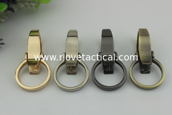 Galvanized accessories multi-color 1 inch metal round shape zinc plated snap hook for handbags