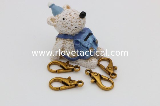 Reliable and cheap zinc alloy small lobster claw clasp OEP color fashion snap hook for purse