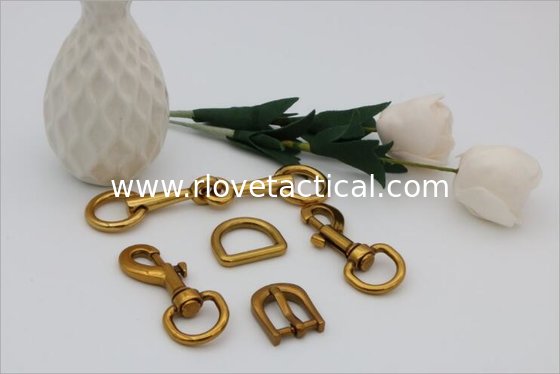 Factory low price zinc alloy OEB color fashion metal buckle hook 5pcs sets for handbags