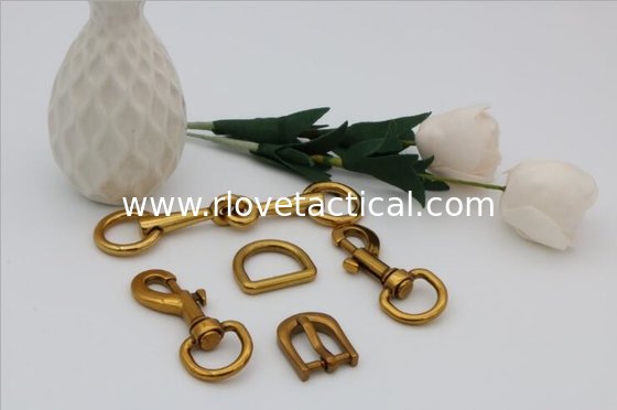 Factory low price zinc alloy OEB color fashion metal buckle hook 5pcs sets for handbags