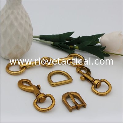 Factory low price zinc alloy OEB color fashion metal buckle hook 5pcs sets for handbags