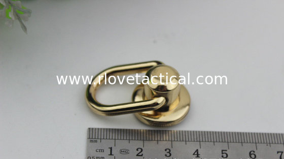 High quality light gold zinc alloy 16 mm metal stud rivet for handbag straps