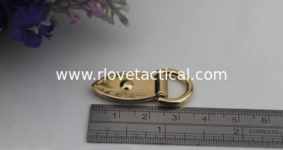 Decorative hardware metal zinc alloy ligh gold 11.5 mm handbag straps buckle rivet stud with screw