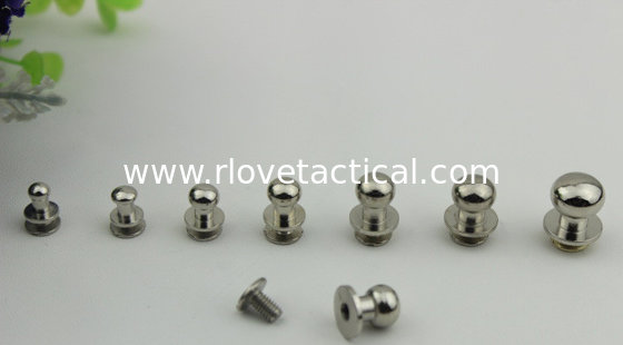 Bag metal hardware accessories nickel color 4 mm -12 mm high quality monk head nipple nail wholesale