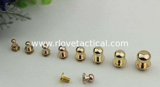 Bag metal hardware accessories nickel color 4 mm -12 mm high quality monk head nipple nail wholesale