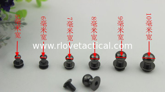 Bag metal hardware accessories nickel color 4 mm -12 mm high quality monk head nipple nail wholesale