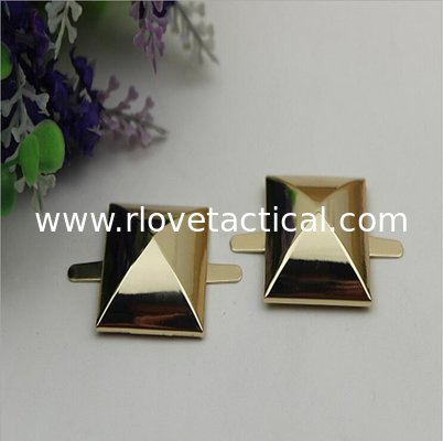DIY bag hardware accessories light gold 30 mm metal square nail for handbag