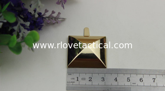 DIY bag hardware accessories light gold 30 mm metal square nail for handbag