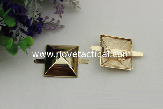 DIY bag hardware accessories light gold 30 mm metal square nail for handbag