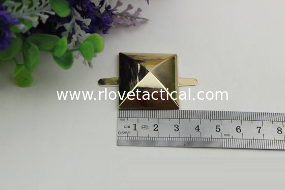 DIY bag hardware accessories light gold 30 mm metal square nail for handbag