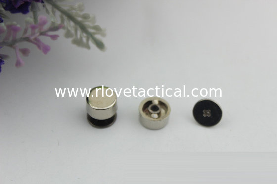 Luggage leather hardware accessories full copper gold color 9 mm round metal rivet nails with screws