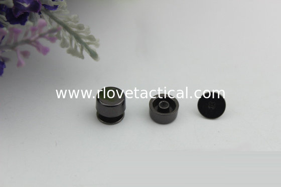 Luggage leather hardware accessories full copper gold color 9 mm round metal rivet nails with screws