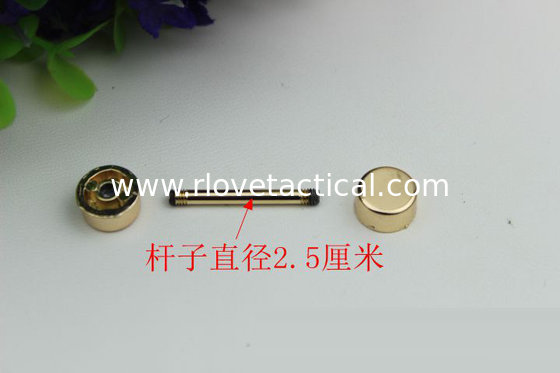 DIY bag accessories all kinds of size gunmetal color metal light gold dumbbell barbell rivet stud for bags