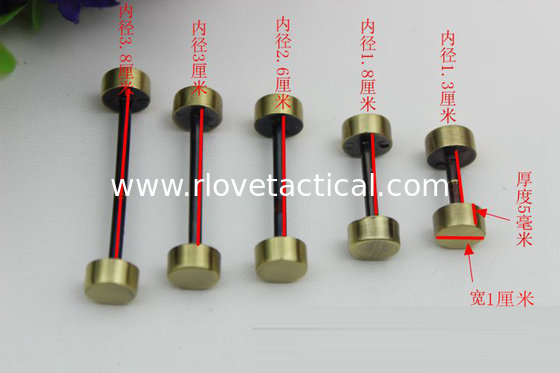 DIY bag accessories all kinds of size gunmetal color metal light gold dumbbell barbell rivet stud for bags