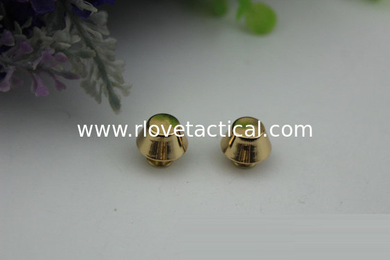 China manufacture produce high quality gold color 8 mm round metal rivets for leather bags