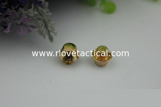 China manufacture produce high quality gold color 8 mm round metal rivets for leather bags