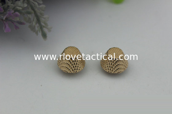 Fashionable simple pattern gold round 8 mm custom leather rivets bottom nails for handbag