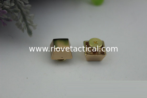 2019 New idea products design square 8 mm gold metal decorative rivets for handbag