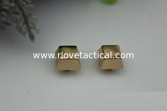 2019 New idea products design square 8 mm gold metal decorative rivets for handbag