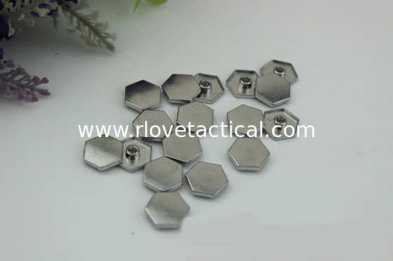 Bags hardware zinc alloy hanging brush anti brass 15 mm six-sided decorative bottom nails with single rivets