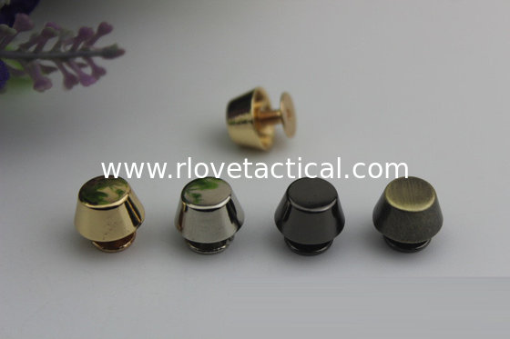 Fashion design gold color accessories 8 mm studs bag copper rivets for leather