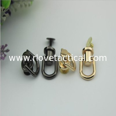 Hot products gold 10 mm metal strap buckles decorative rivets for leather handbag
