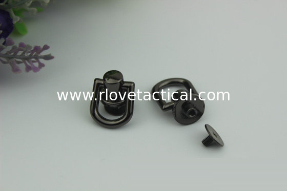 Hot products gold 10 mm metal strap buckles decorative rivets for leather handbag