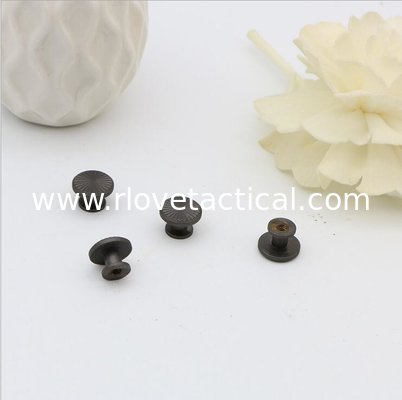 Cheap fashion gunmetal color brass 10.5 mm flat rivets round head for handbags