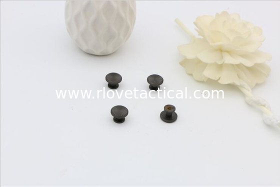 Cheap fashion gunmetal color brass 10.5 mm flat rivets round head for handbags