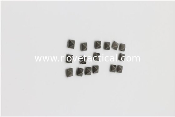 Luggage accessories decoration brass material ancient silver 7.7 mm square spikes rivets factory sales