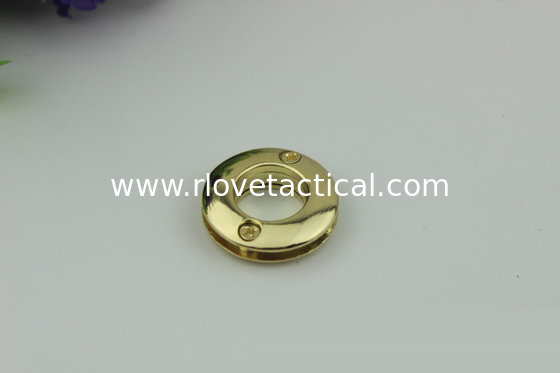 Factory manufacturing multi color zinc alloy handbag 15 mm metal round eyelets with screws