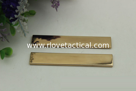 Handbag accessories fashion zinc alloy 80 mm length rectangular metal frame corner protector with iron feet