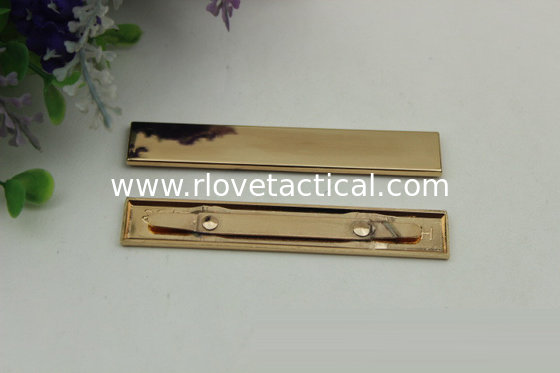 Handbag accessories fashion zinc alloy 80 mm length rectangular metal frame corner protector with iron feet