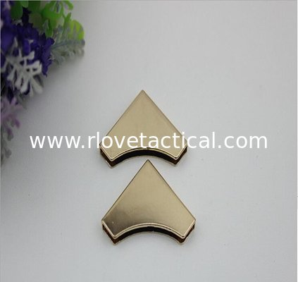 Fashion style zinc alloy light gold handbag corner protectors from China factory