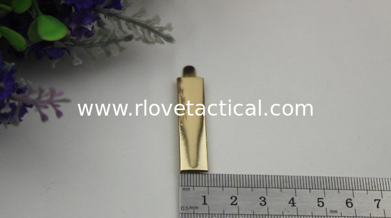 Custom factory fashion gold rectangular decoration bag accessories metal handbag corner protector