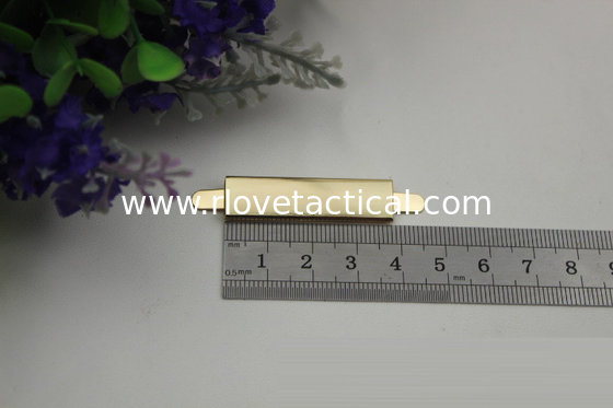 Custom factory fashion gold rectangular decoration bag accessories metal handbag corner protector