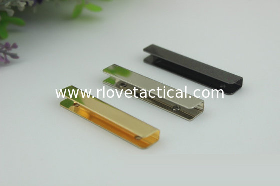 Various color zinc alloy 50 mm length handbag hardware metal corners protector for leather