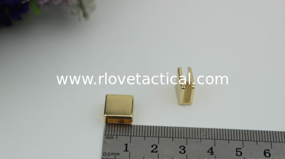 Factory export bag accessories 10 mm light gold edge metal corner protector with high plating